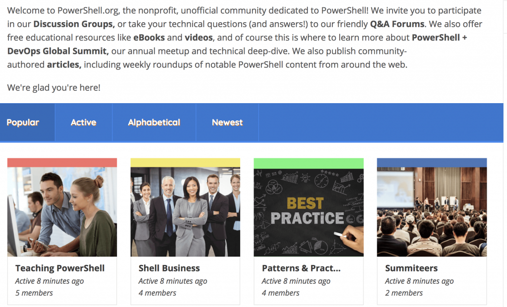 PowerShell.org – PowerShell Community